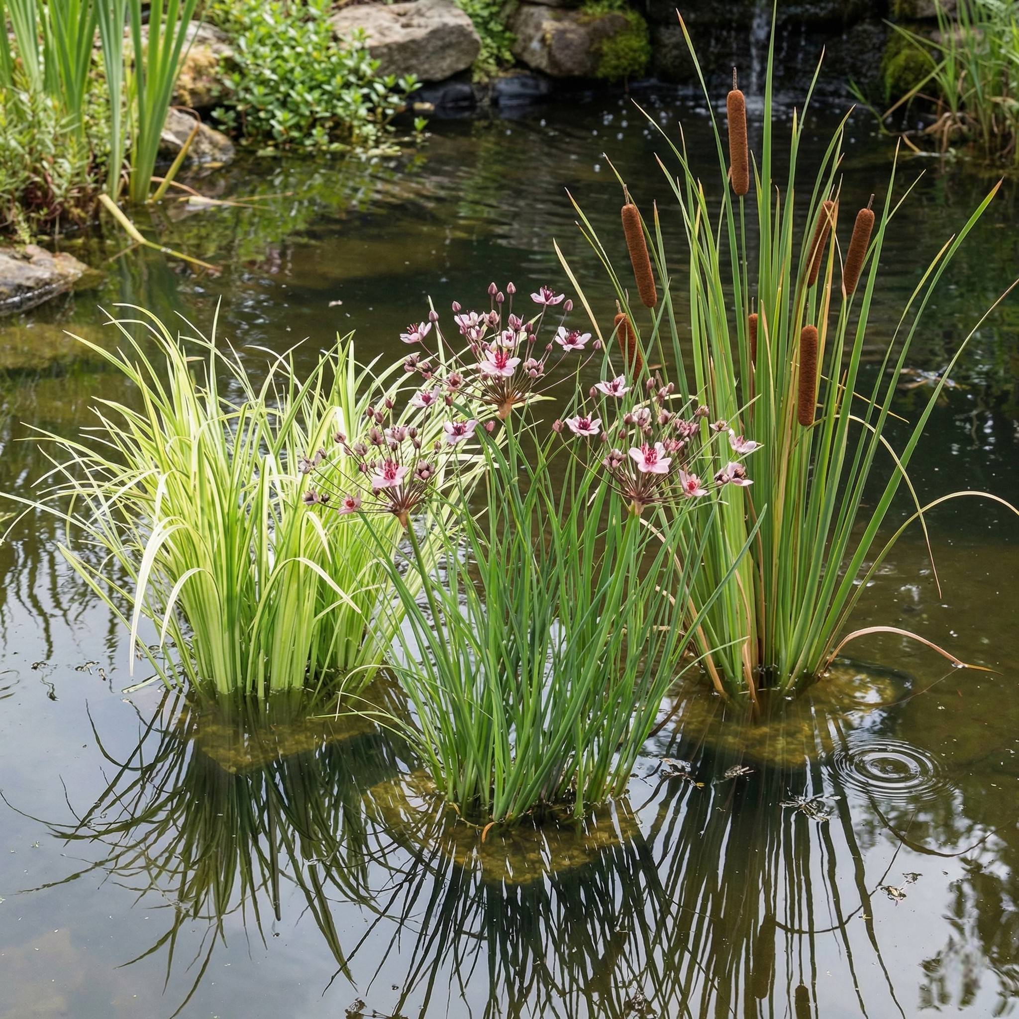 Massette Plante Berge Bassin - Rustique - Indigène - 9 Pièces - Jardiland