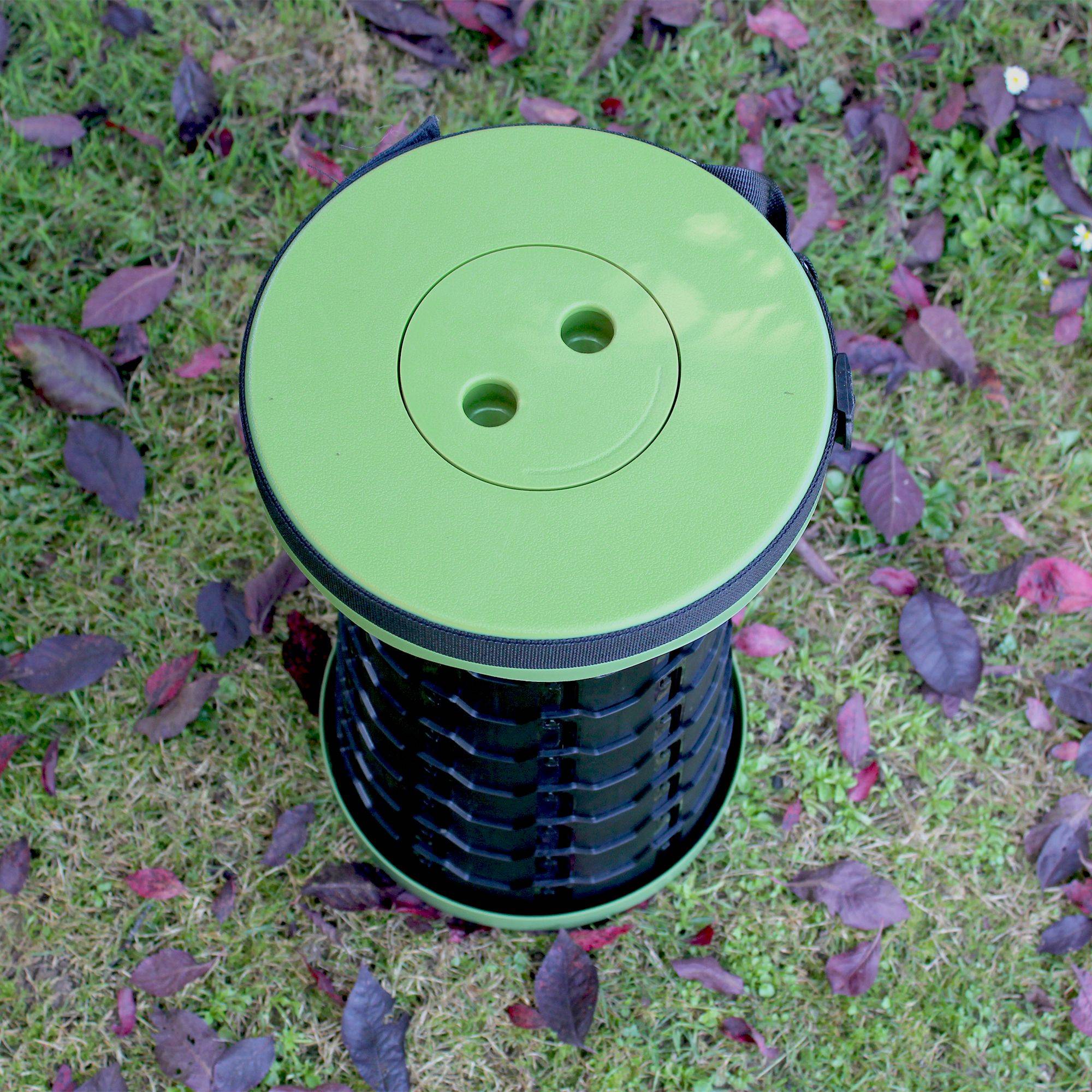Tabouret Pliable Télescopique - Hauteur Réglable 6-44,5 cm Résistant ...