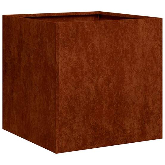 Jardini re Pot De Fleurs Cache pot Bac Fleurs Rouill 40x40x40 jardini-re-pot-de-fleurs-cache-pot-bac-fleurs-rouill-40x40x40