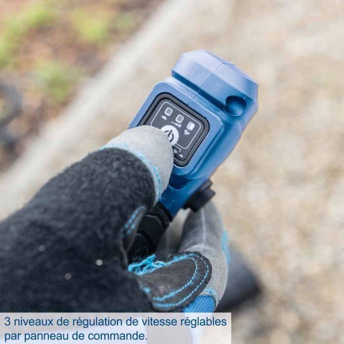 Débroussailleuse et coupe-bordures sans fil 2-en-1 40 V brushless, 3 ...