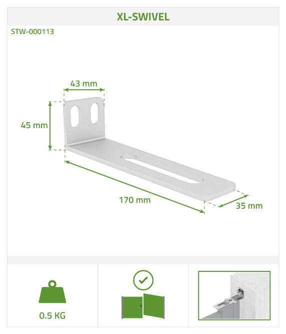 Portail battant 4 m ajustable en largeur DOLOMITE RUIVO H.140 cm ...