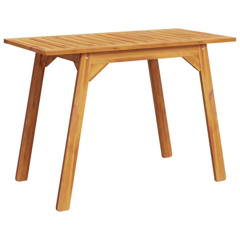 Table à manger de jardin | Table d'extérieur 110x56x75 cm bois massif d ...