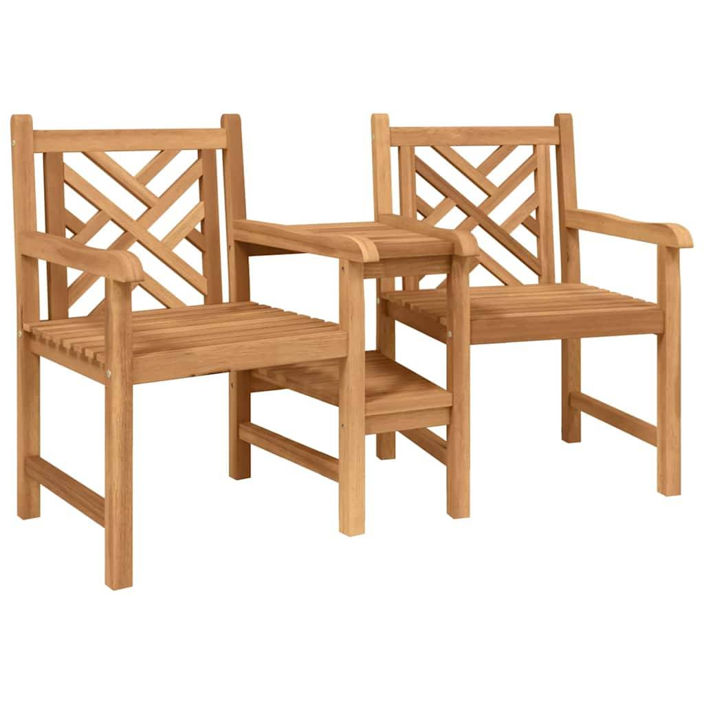 Chaise de jardin bois de teck massif marron 152 x 63 x 89 cm, Poids :31 ...