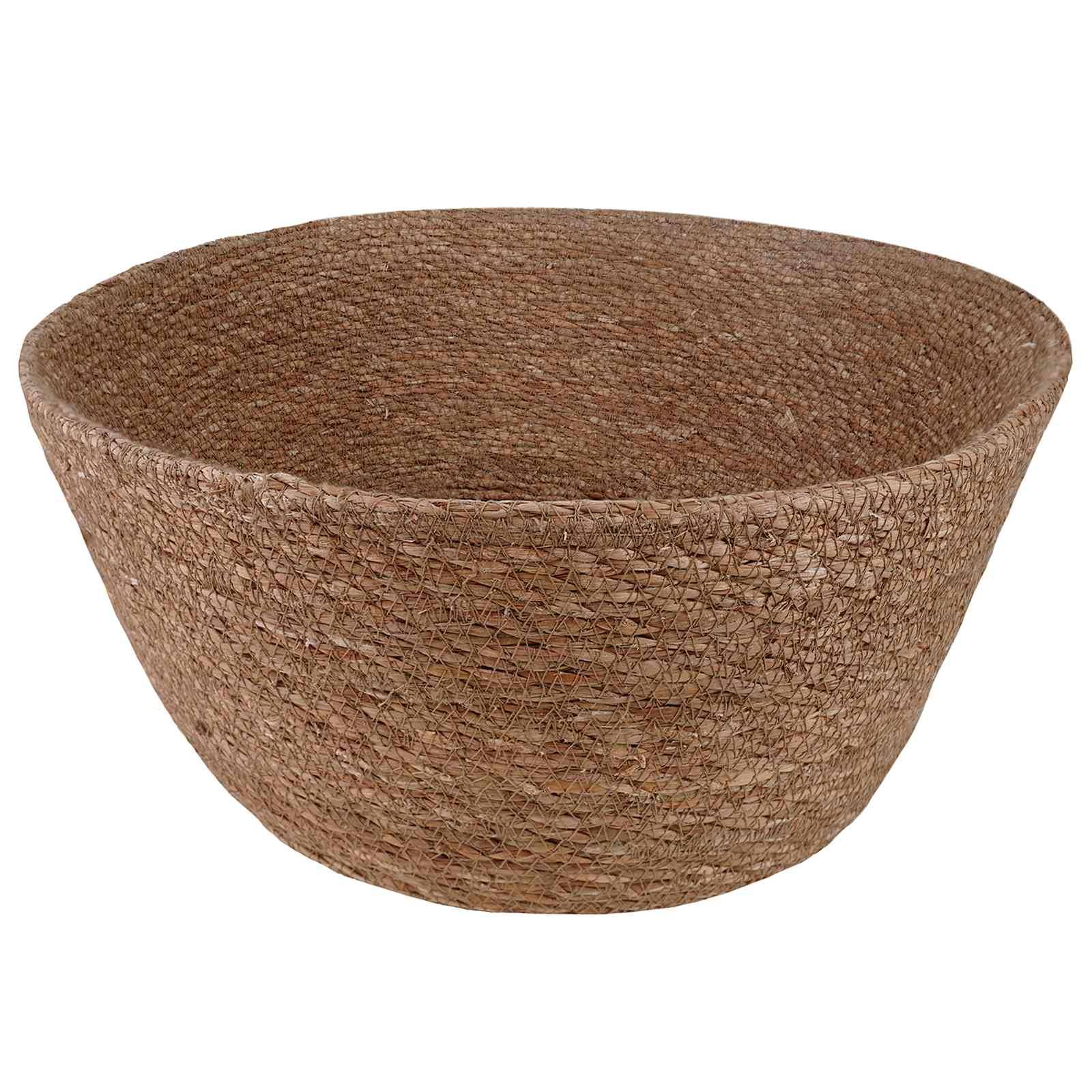 Pots de fleurs herbe de mer naturel 32 x 32 x 32 cm - PANGIVO - Jardiland