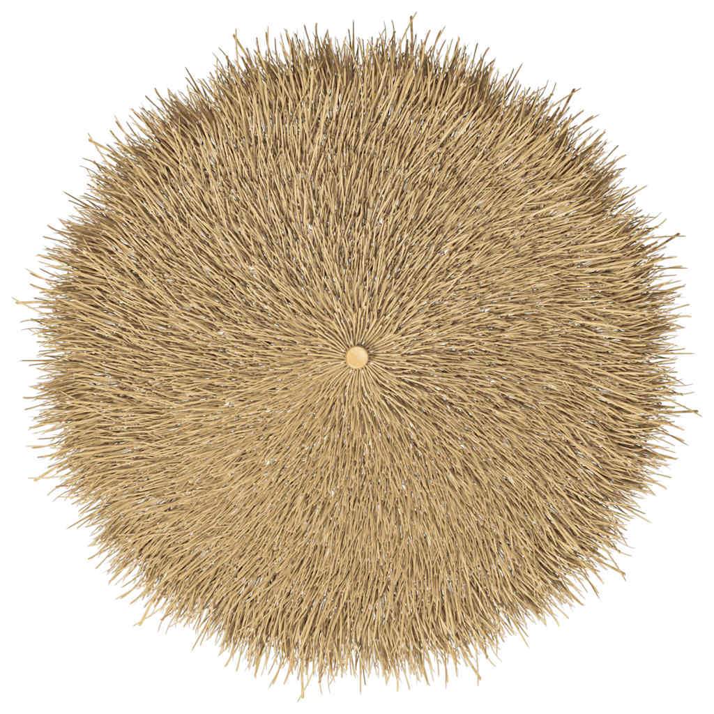 Parasol bambou et feuille de bananier naturel 240 x 240 x 260 cm ...