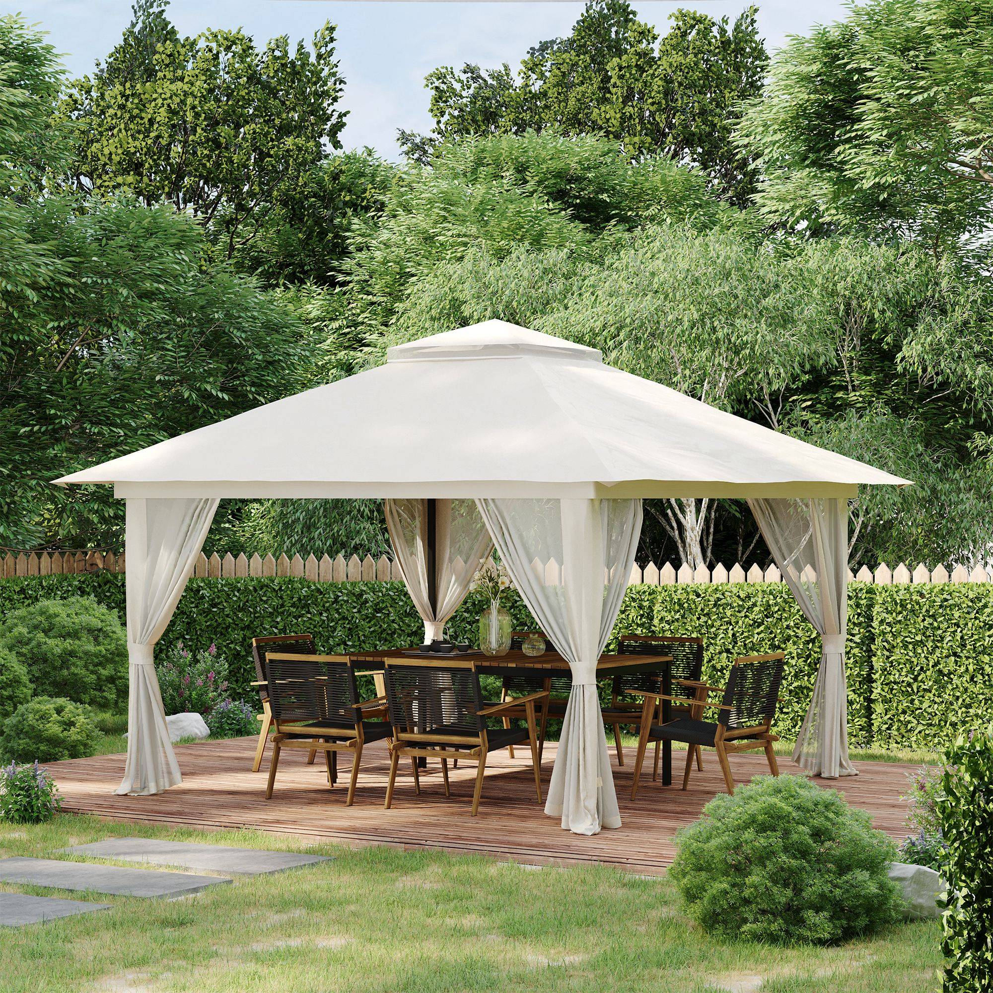 Tente pliante pop-up à hauteur réglable, protection UV50+, double toit ...