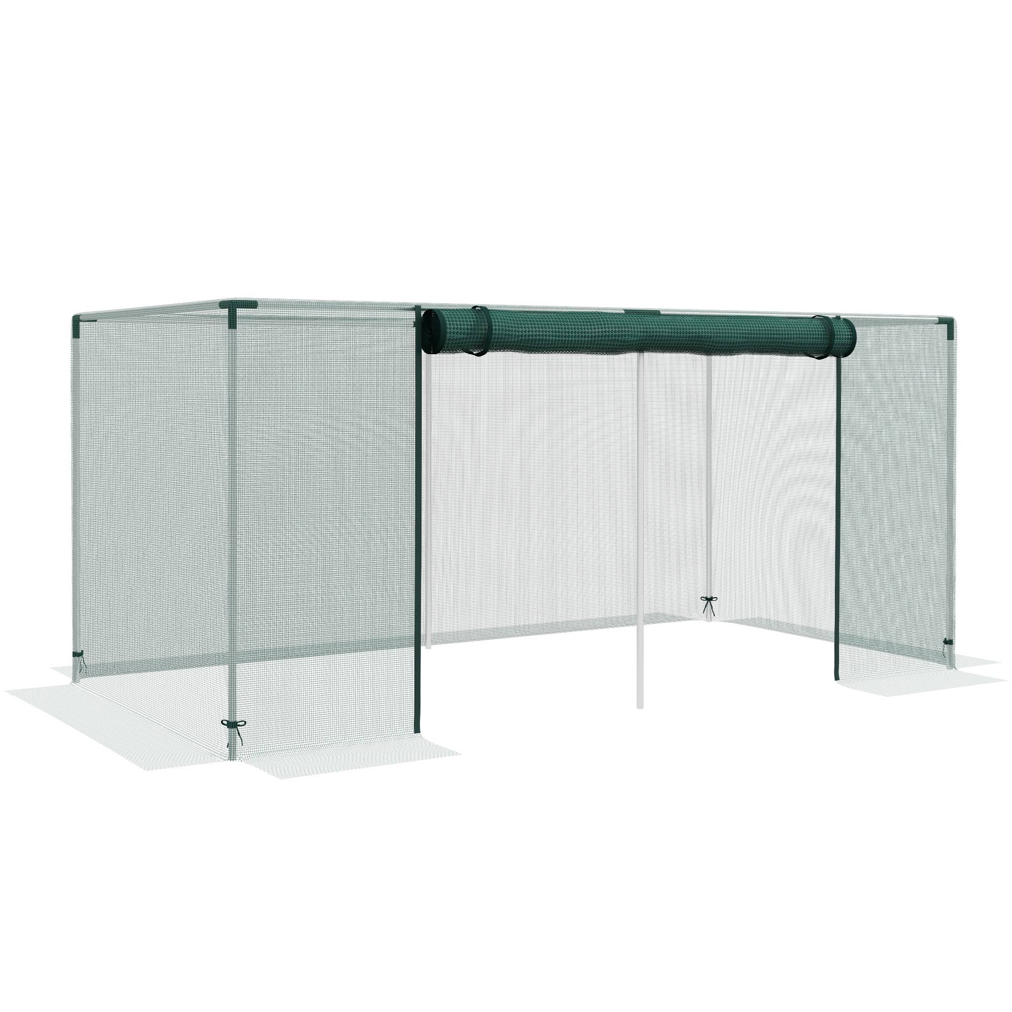 Serre de jardin acier et HDPE vert 240 x 120 x 110 cm - PANGIVO - Jardiland