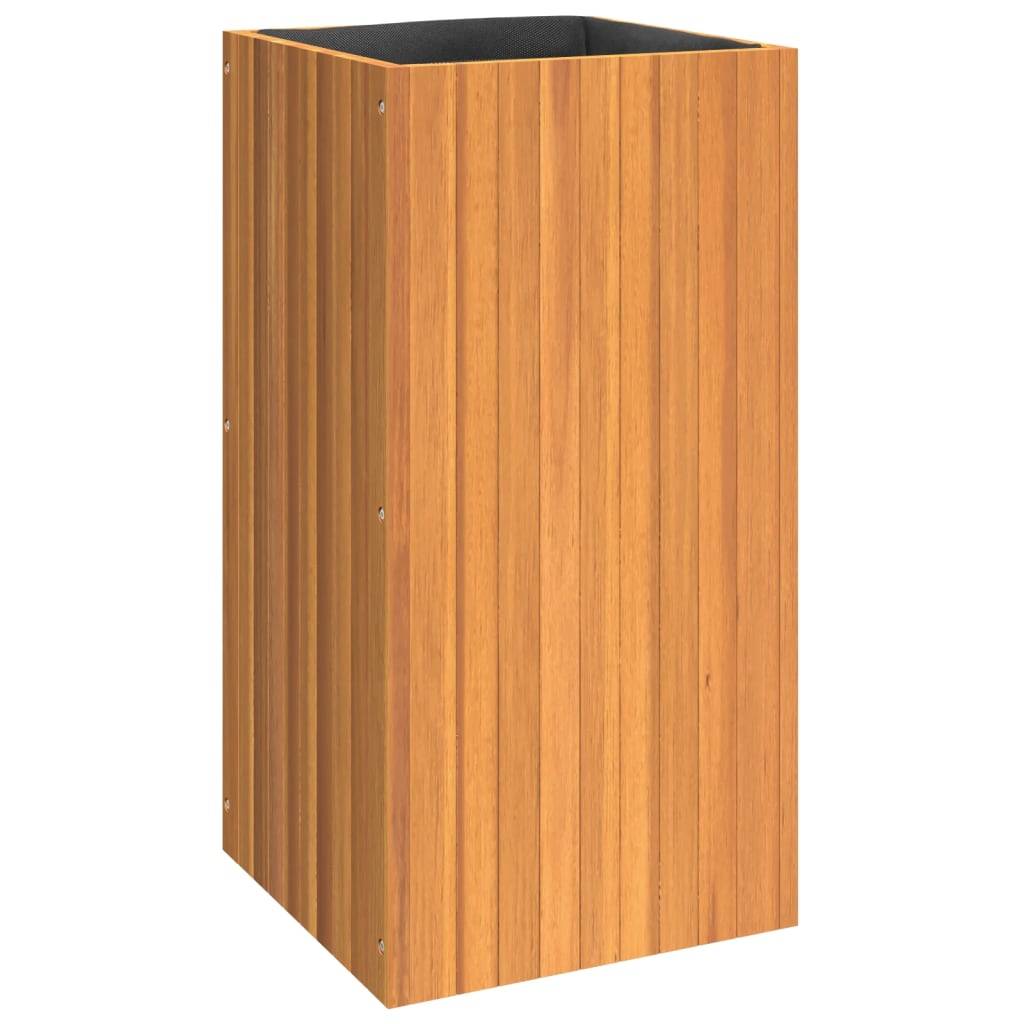 Jardinière bois d'acacia naturel 45 x 45 x 90 cm - PANGIVO - Jardiland