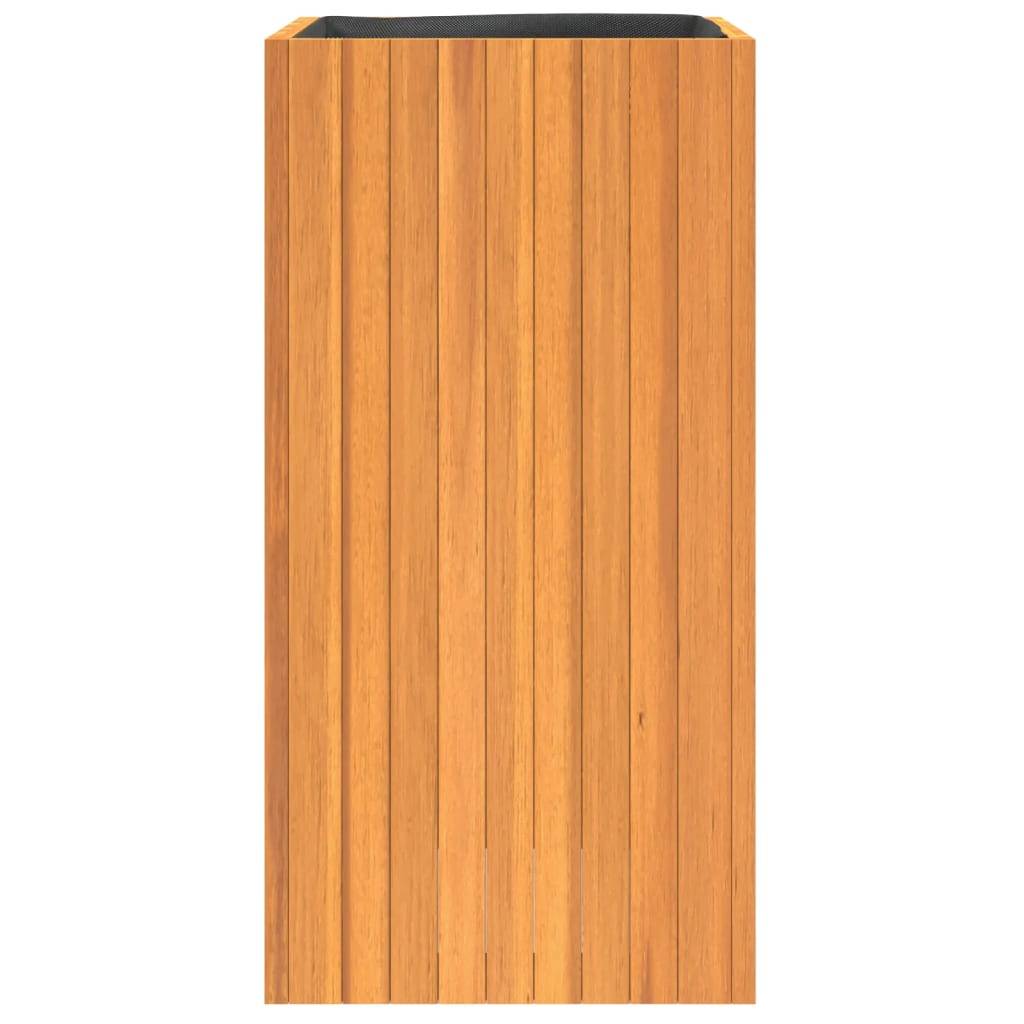 Jardinière bois d'acacia naturel 45 x 45 x 90 cm - PANGIVO - Jardiland