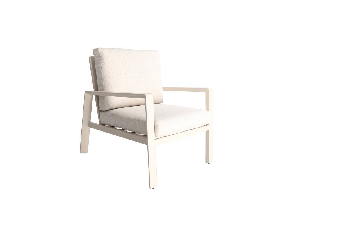 FAUTEUIL SALON LUZANE ARGILE Hespéride - Jardiland