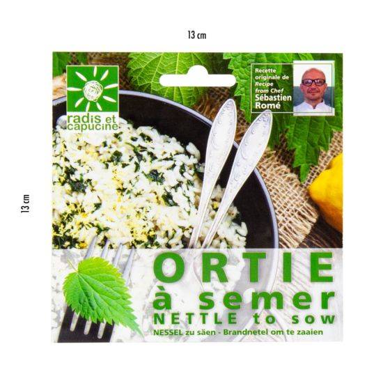 Radis et Capucine - Sachet graines fleurs comestibles - Orties - Jardiland