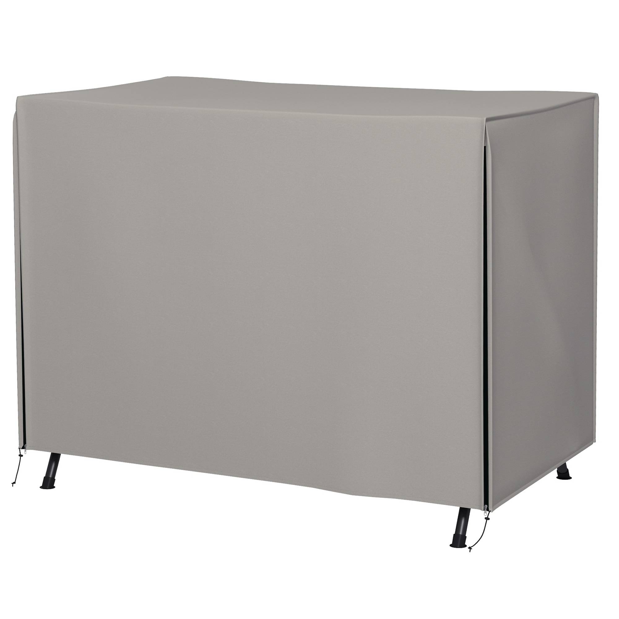 Housse de protection balancelle polyester gris 205 x 124 x 164 cm ...