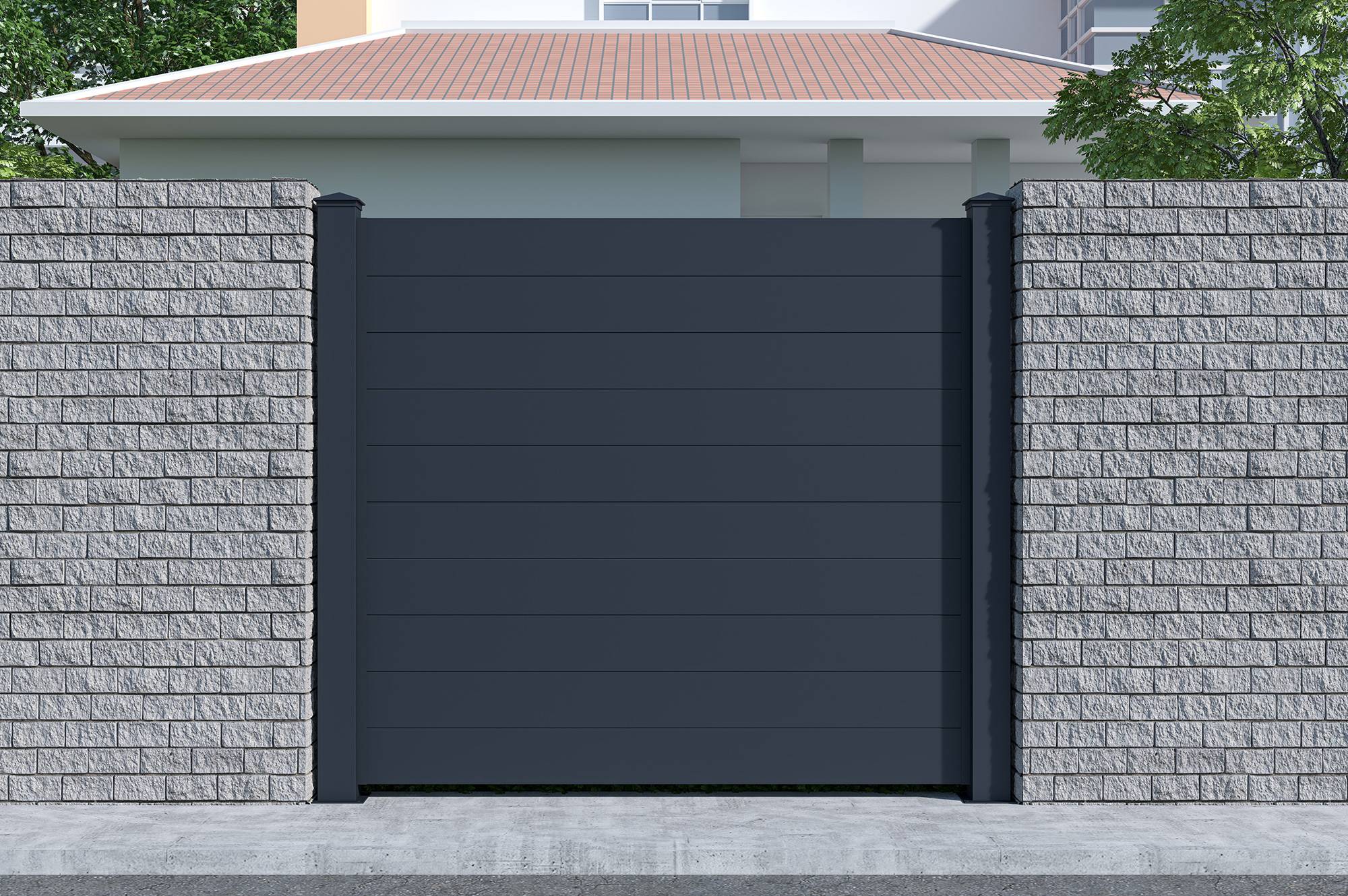 Lot de 3 kits de clôture aluminium NIESEN H.170 cm - kits complet 5.7m ...