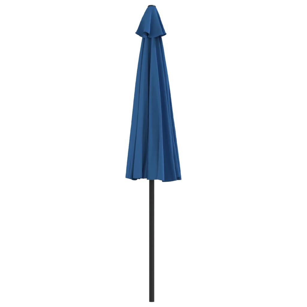 Parasol de balcon aluminium bleu 270 x 144 x 222 cm - PANGIVO - Jardiland