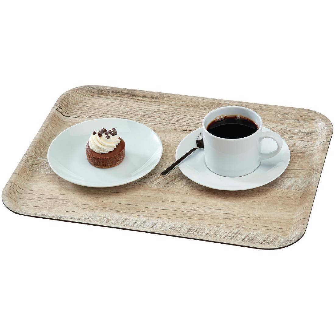 Plateau Stratifié Surface Grainée 460 x 360 mm - 5 Coloris - Cambro ...