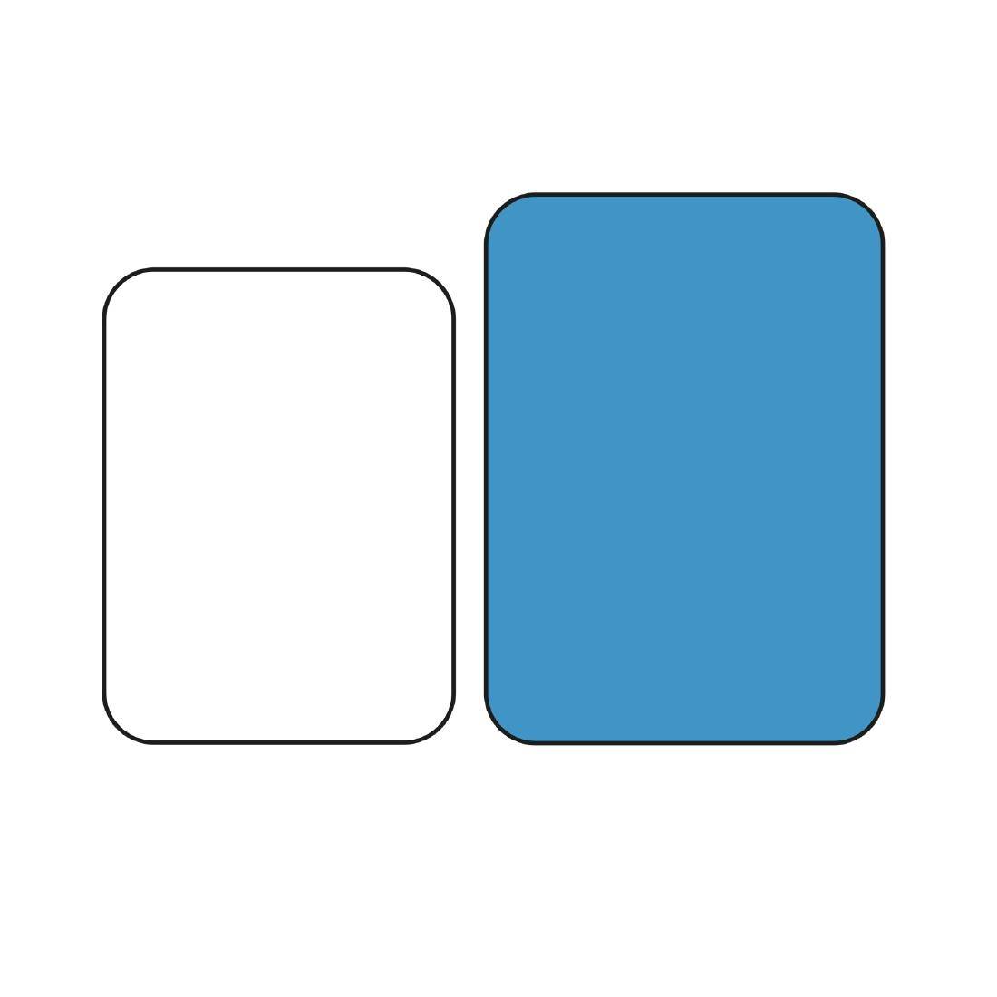 Plateau Stratifié Surface Grainée 460 x 360 mm - 5 Coloris - Cambro ...