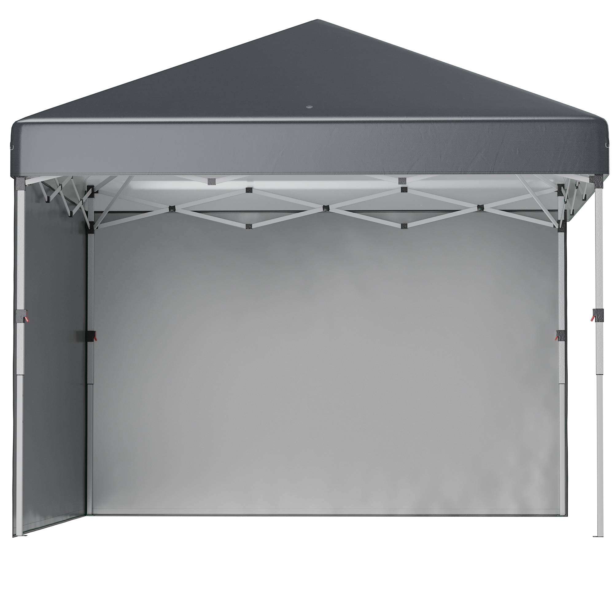 Tonnelle de jardin aciers gris 297 x 297 x 288 cm - PANGIVO - Jardiland