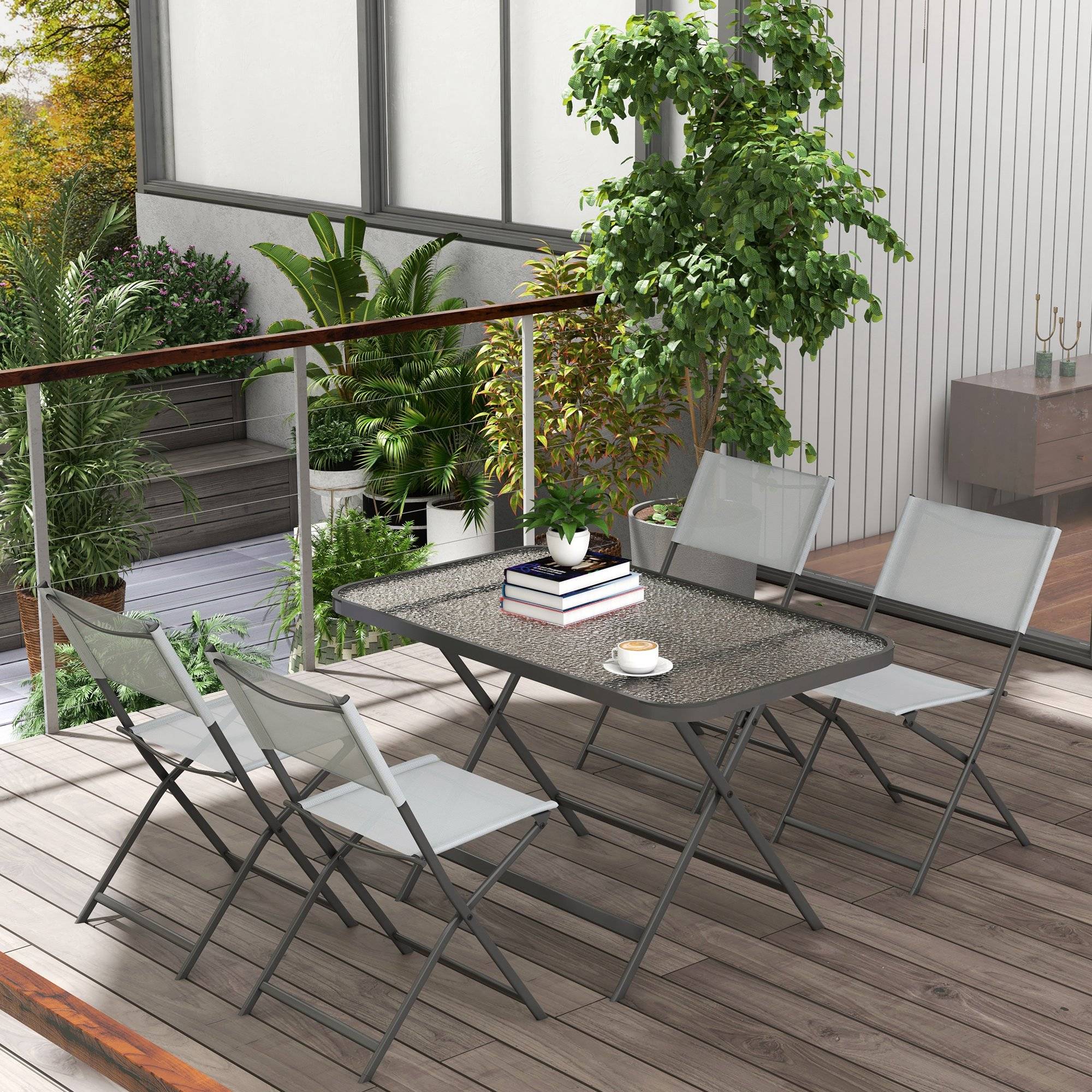 Ensemble bistrot pour jardin en aluminium salon de jardin 3 pièces ...