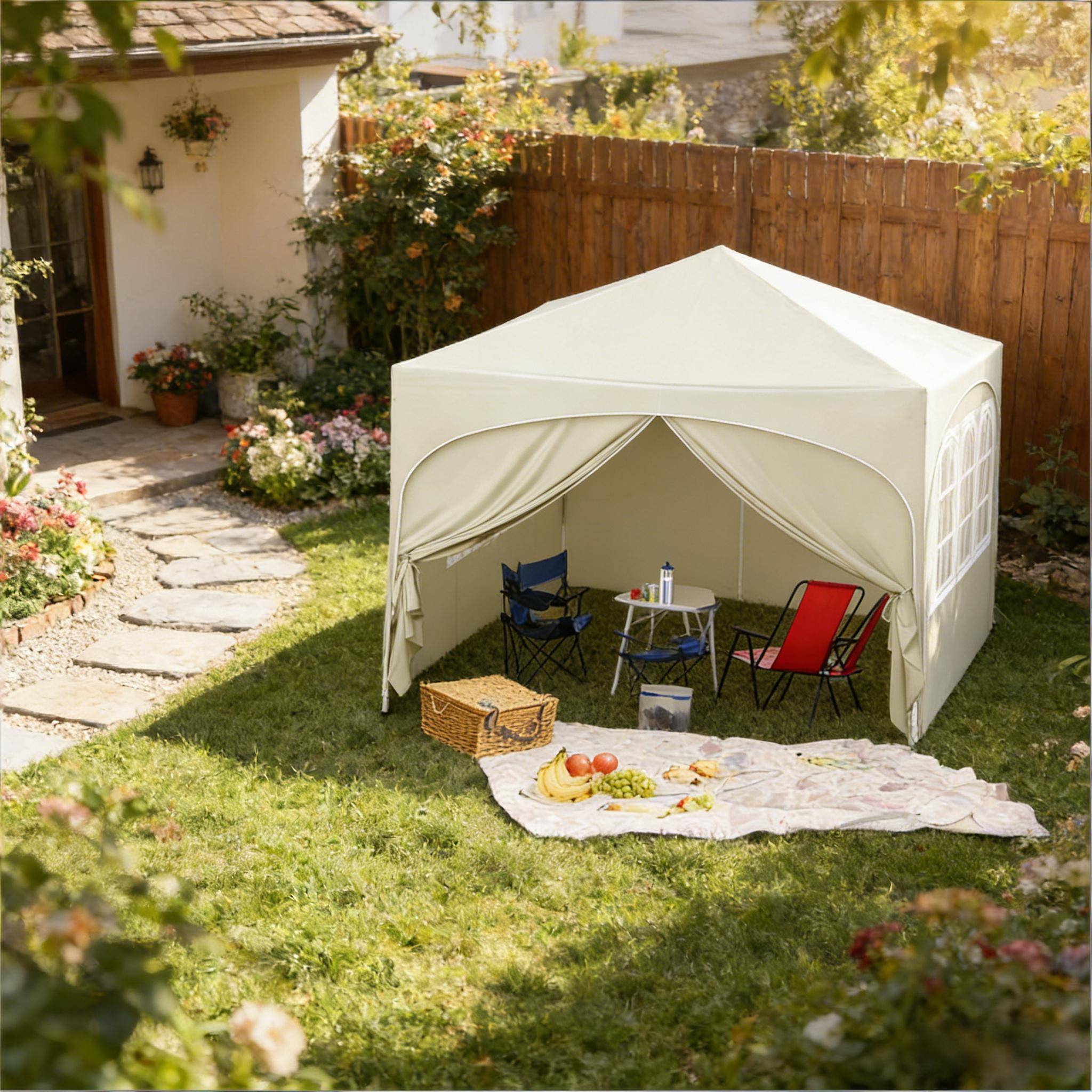 Tente de toit extérieure portable avec sac, protection solaire pour ...