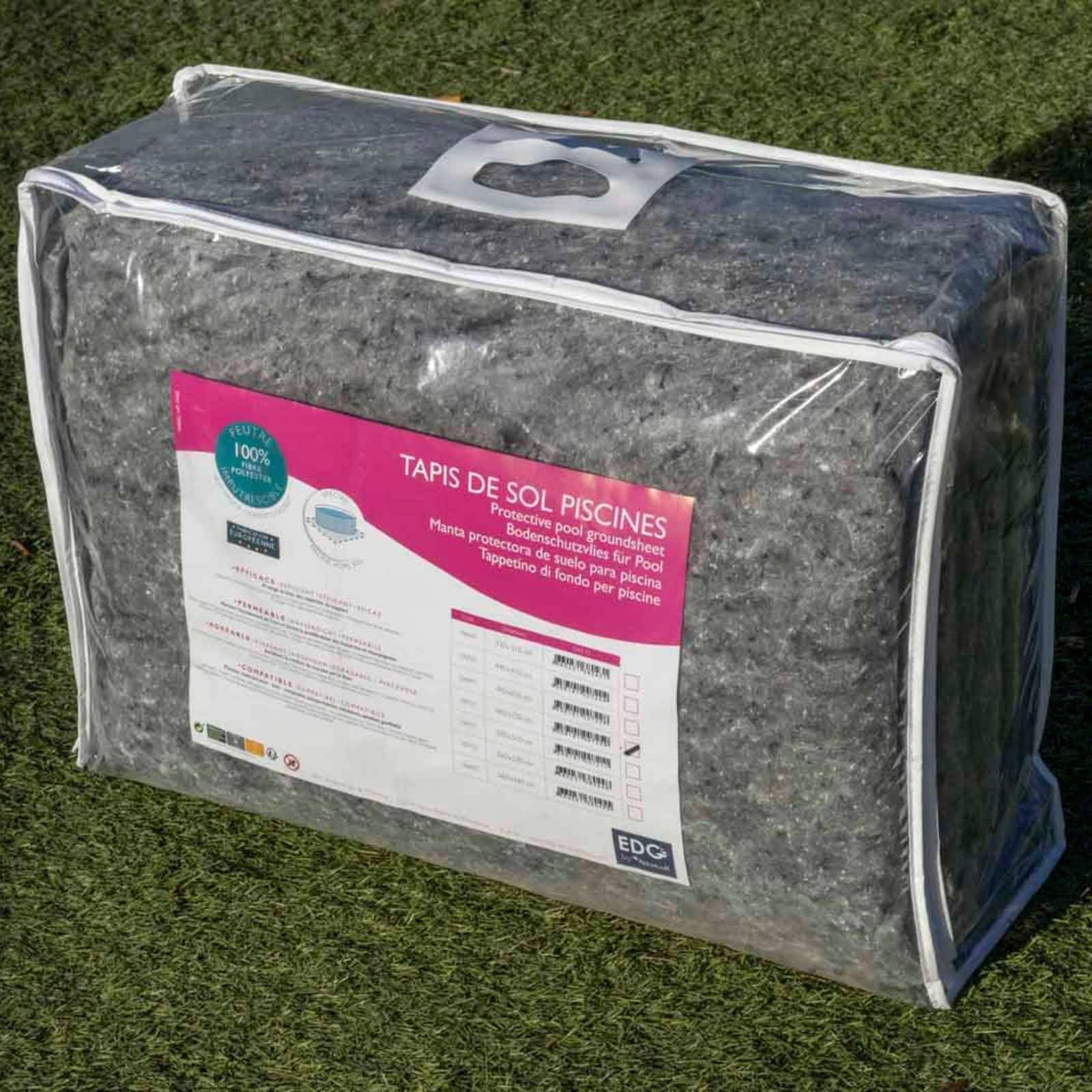 Tapis De Sol Piscine 330 X 310 Cm - Edg - Feutrine De Protection - 110G ...