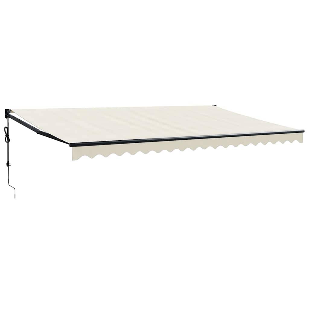 Store banne motorisé aluminium terrasse rétractable télécommande 5x3m ...