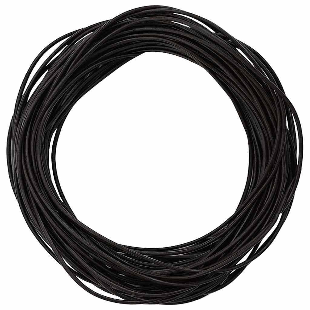 Corde en Cuir Marron foncé Ø1,5 mm x 5 m Cuir Maison Chic - Jardiland