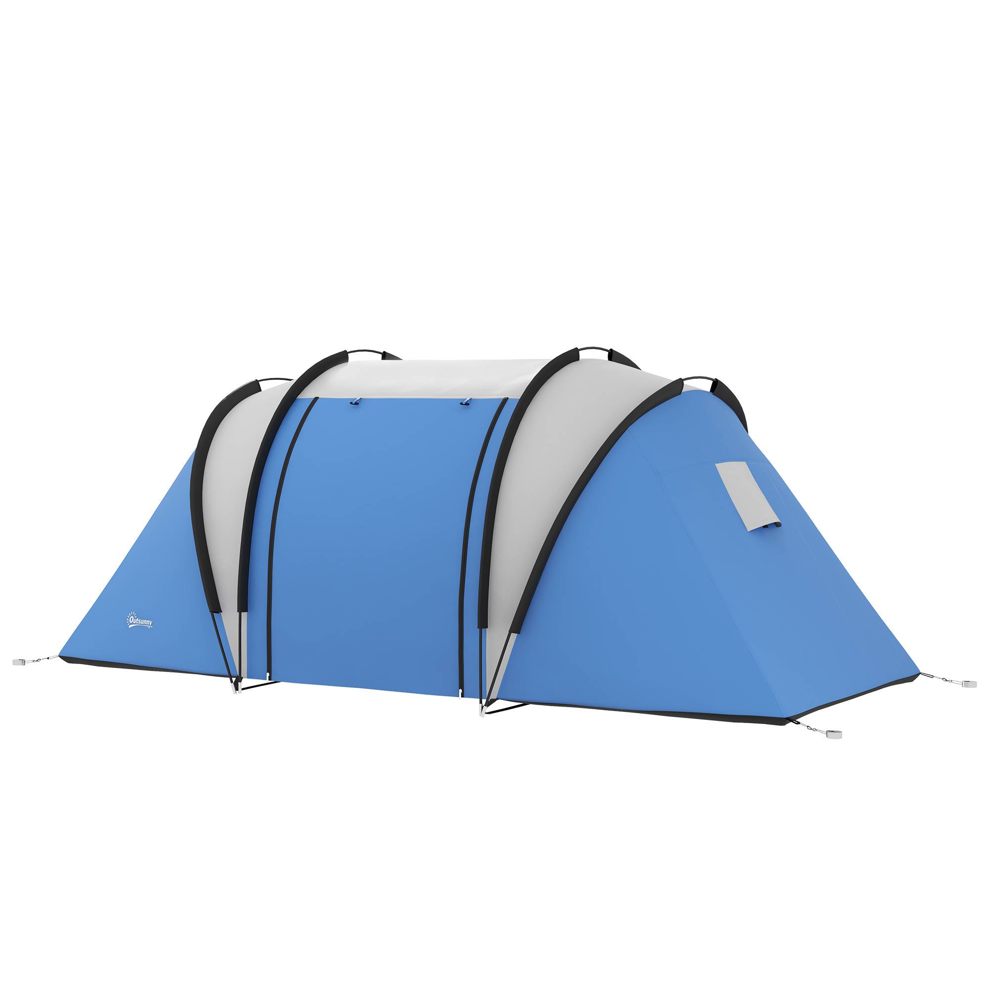 Tente de camping polyester gris 450 x 220 x 180 cm - PANGIVO - Jardiland