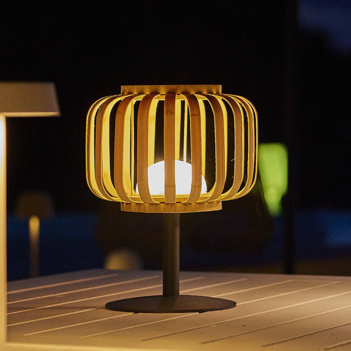 Lampe de table sans fil STANDY MINI BAMBOU H25cm - Jardiland