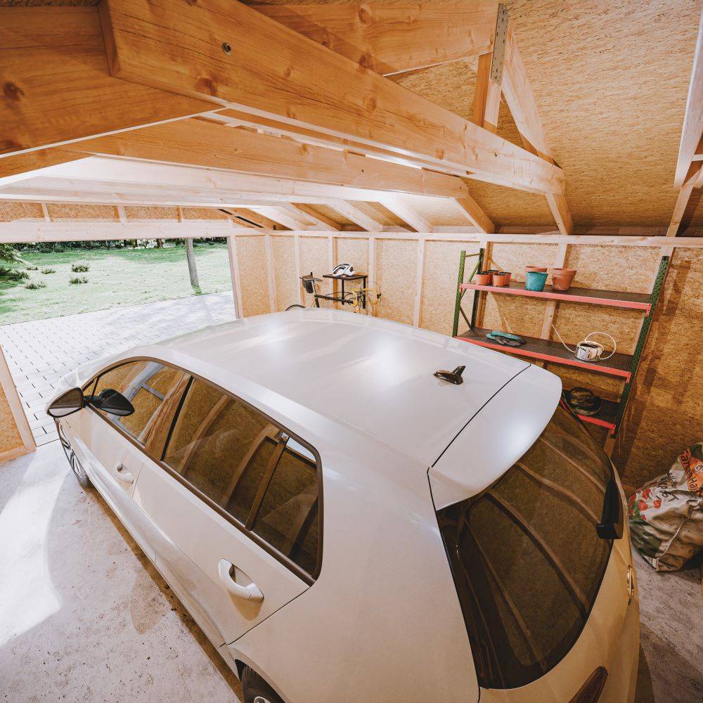 Garage Qualité Premium 21 m²- L378xl648 cm - garage pour auto, moto ...