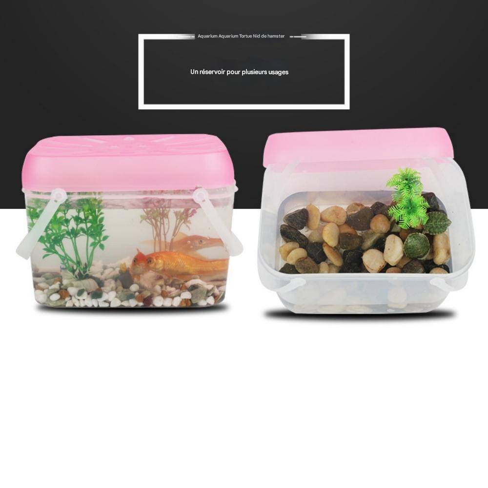 Boîte de reproduction mini en plastique pour poissons et tortues ...