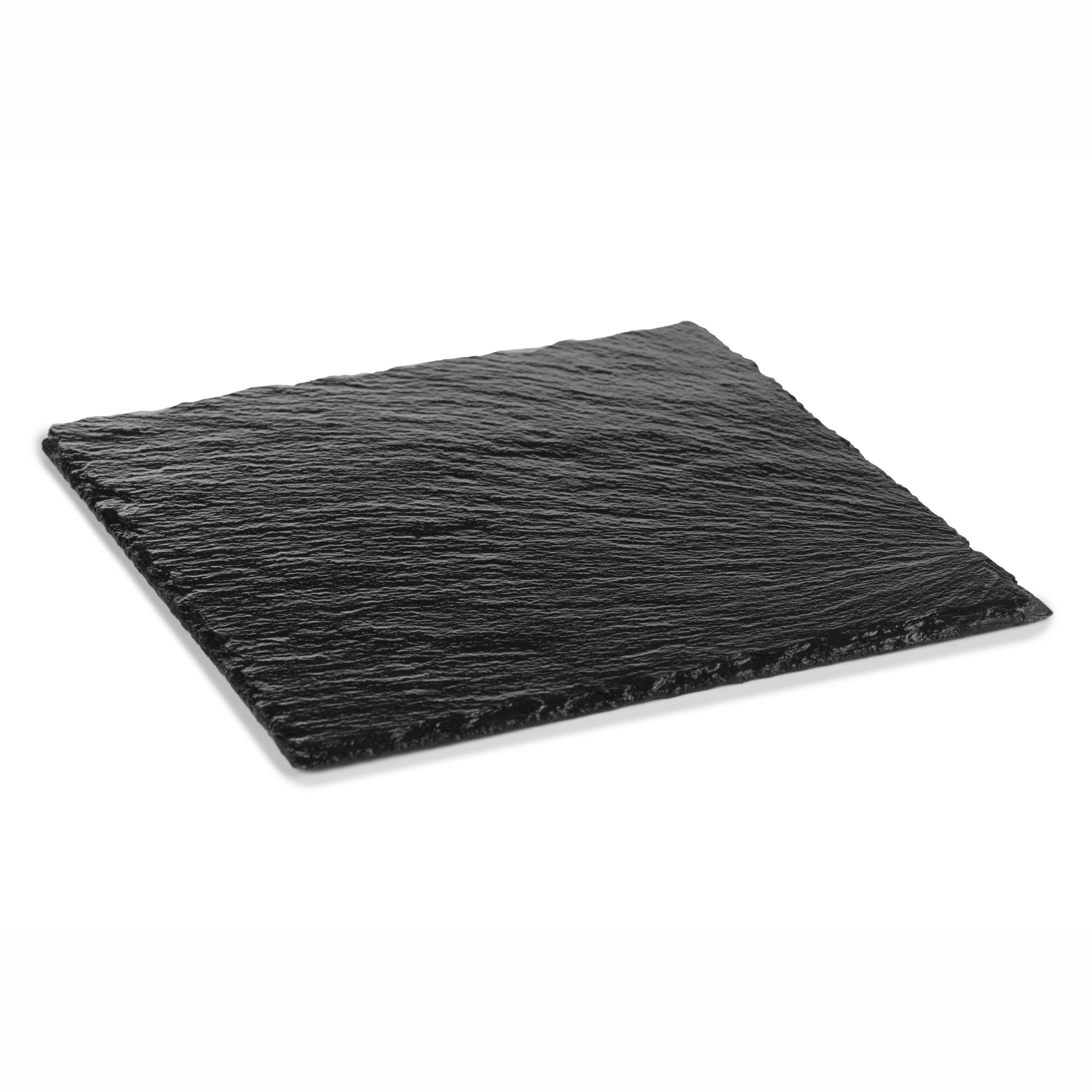 Plateau en Ardoise Carré Rustique L 25 à 30 cm - Pujadas - - Jardiland