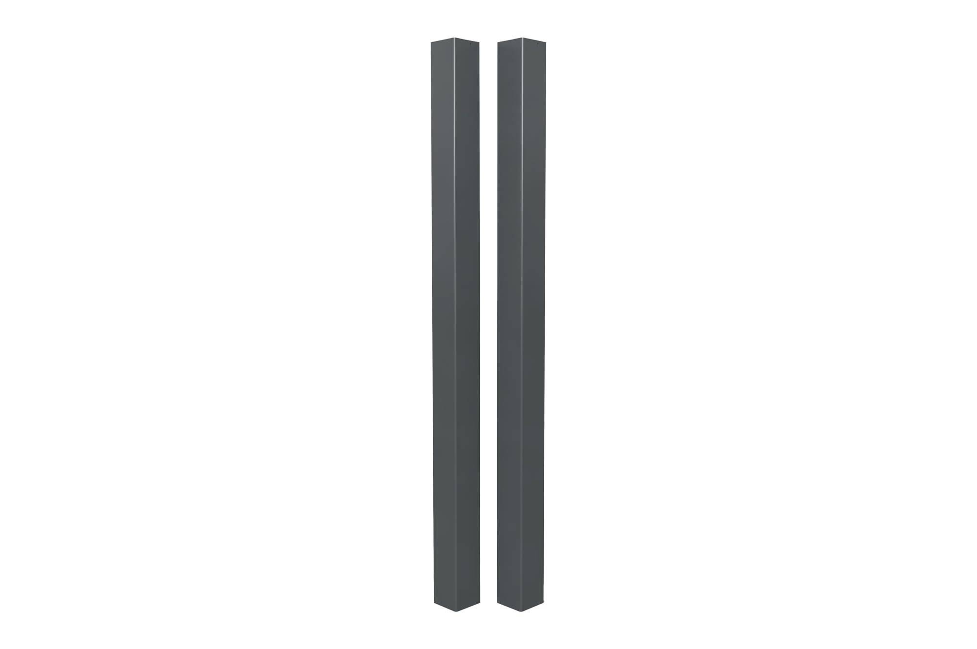 Casanoov Portail coulissant 4 m EIGER H.160 cm + 2 poteaux ELDA ...