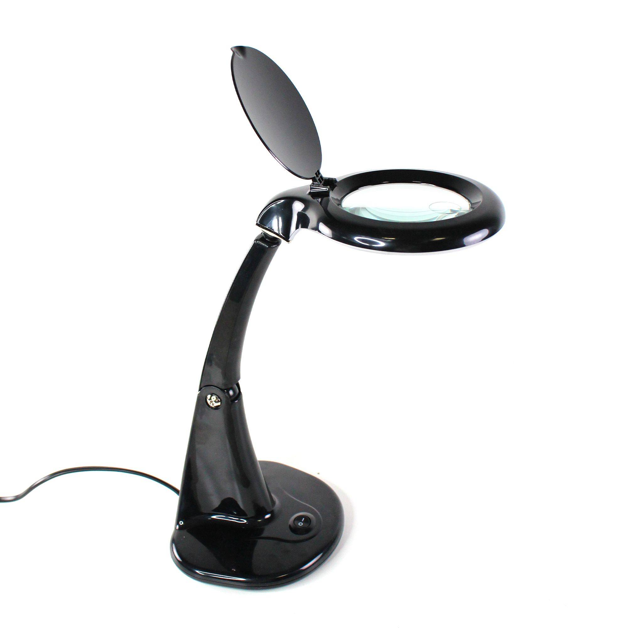Loupe de Bureau X2 et X4 Verre Optique Lumière Blanche 40 LED - Jardiland