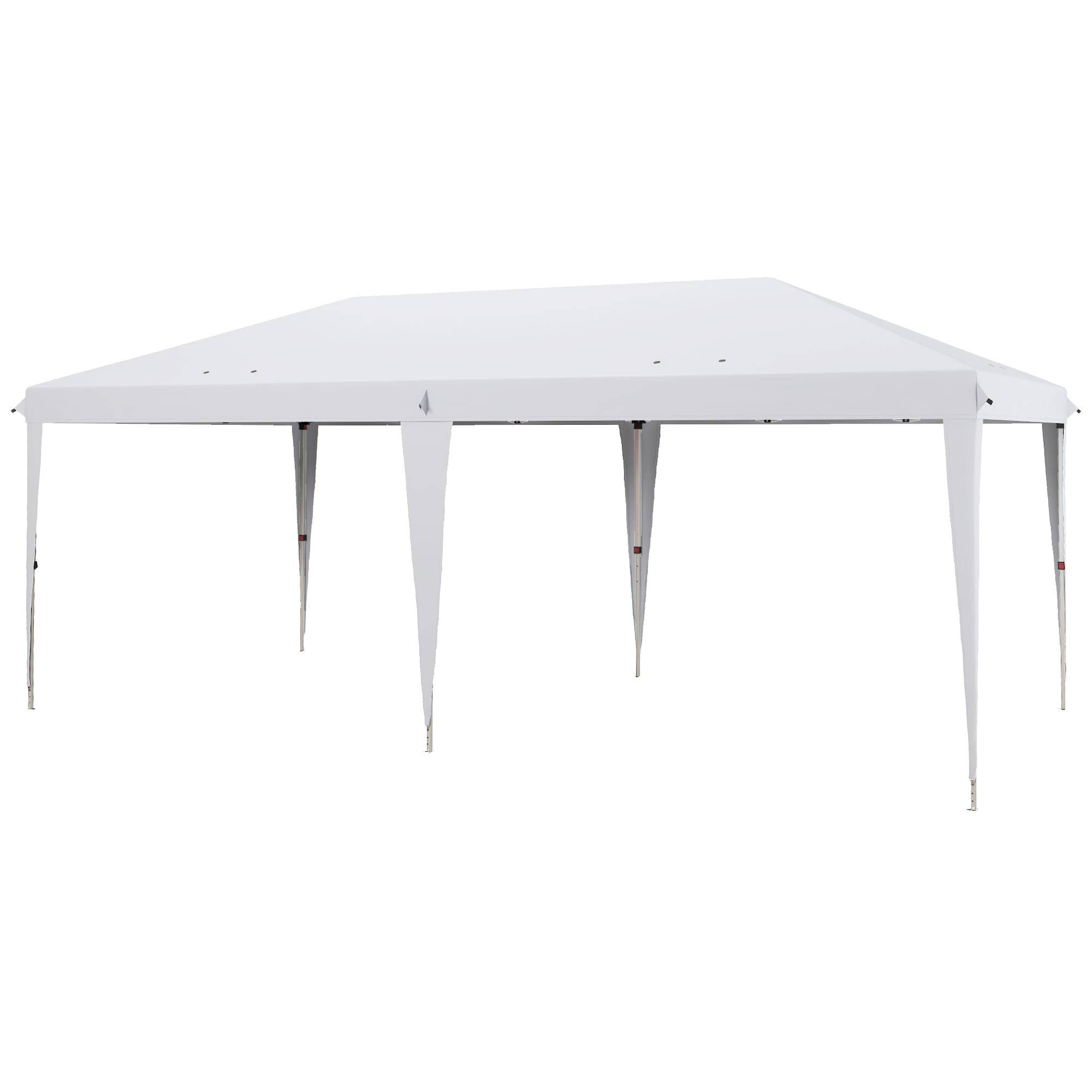Grand barnum pliant jardin acier Oxford marchés protection UV 6x3m ...