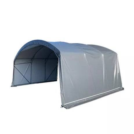 Abri tunnel largeur 5 m pieds droits pas à 1.50 m - Long 13.50 m, type ...