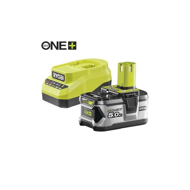 Pack batterie RYOBI 18V One+ 5,0Ah LithiumPlus - 1 chargeur rapide 2 ...