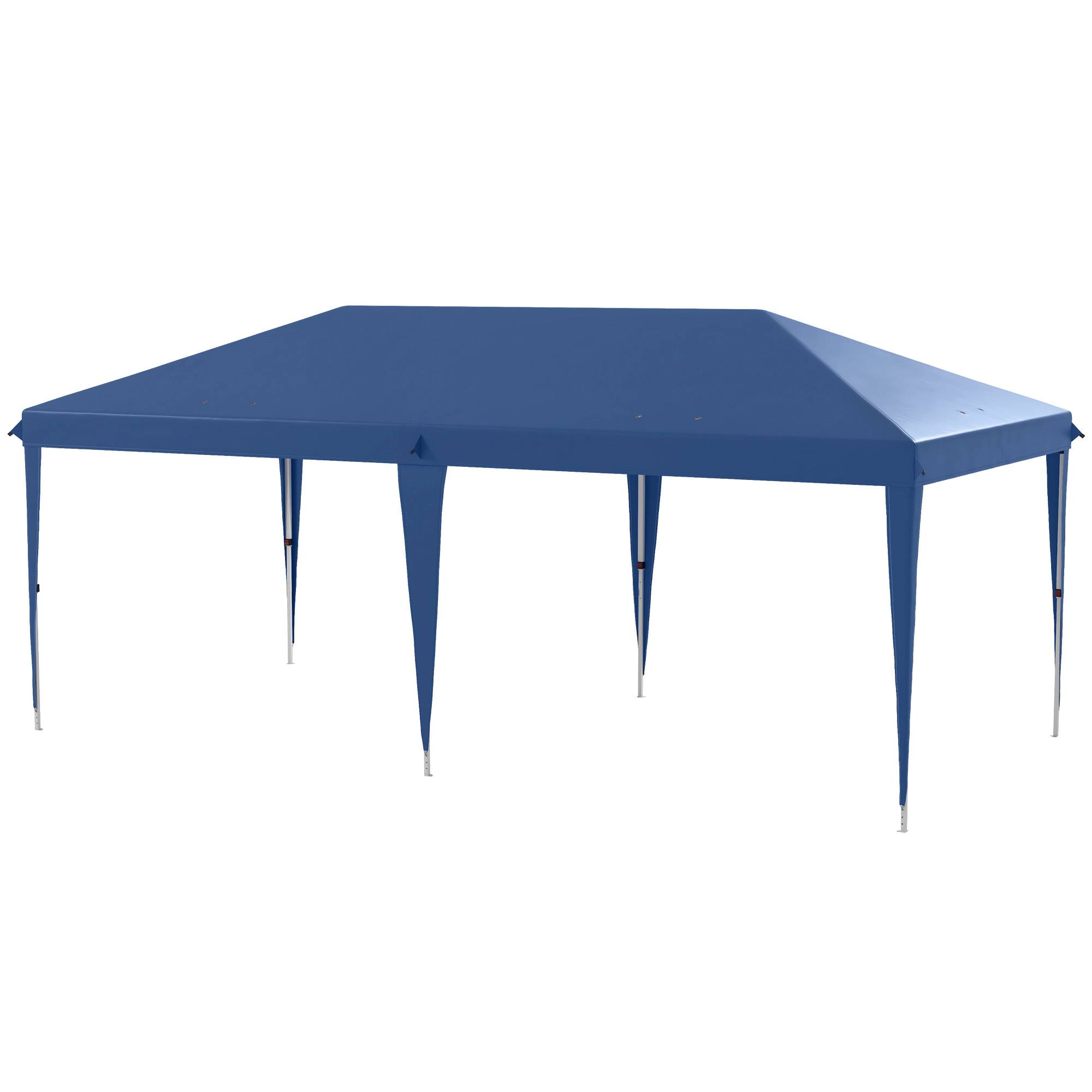Tente pliante 6 x 3 m avec 3 niveaux de hauteur réglables, sac de ...