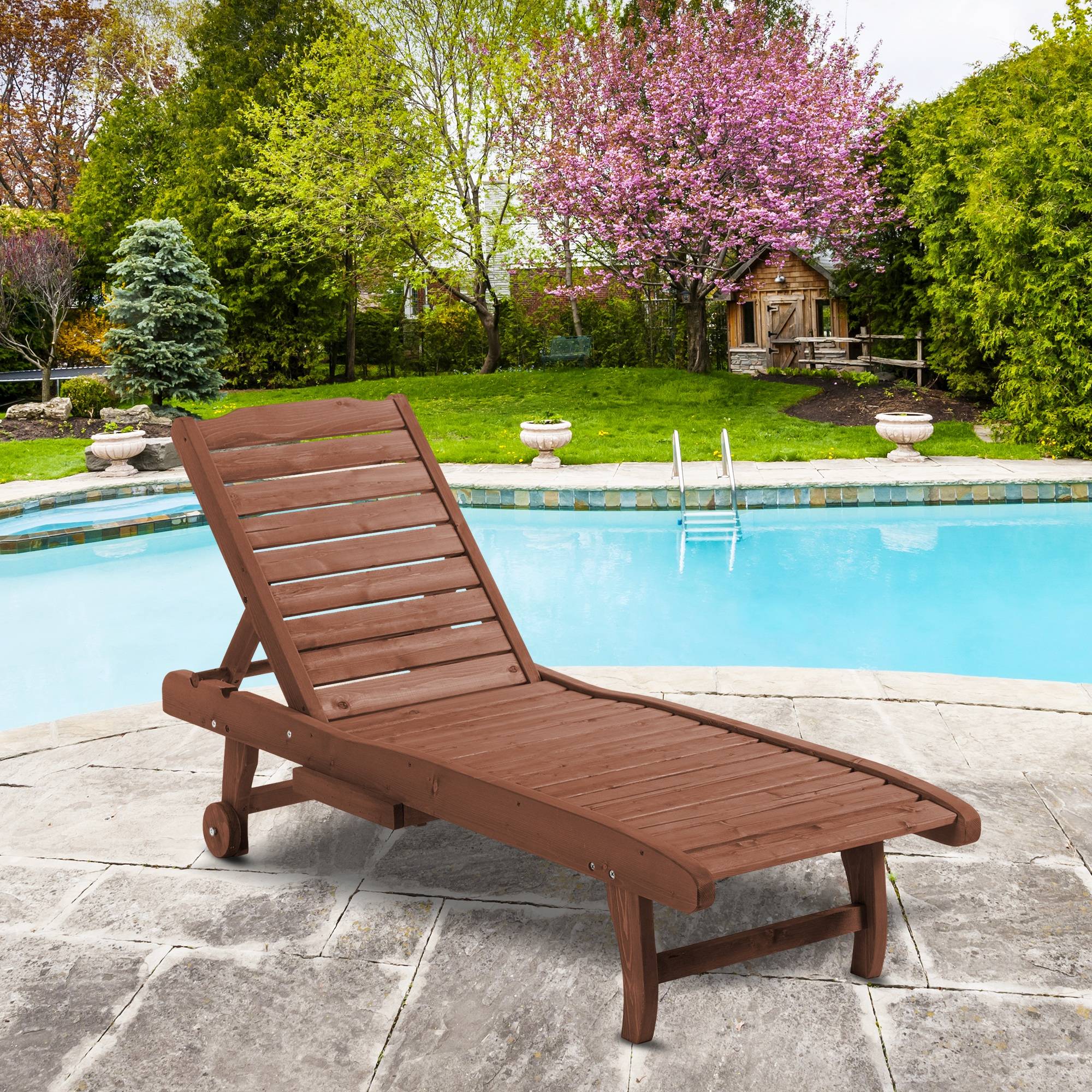 Bain de Soleil transat Style Colonial Dossier réglable 3 Positions ...
