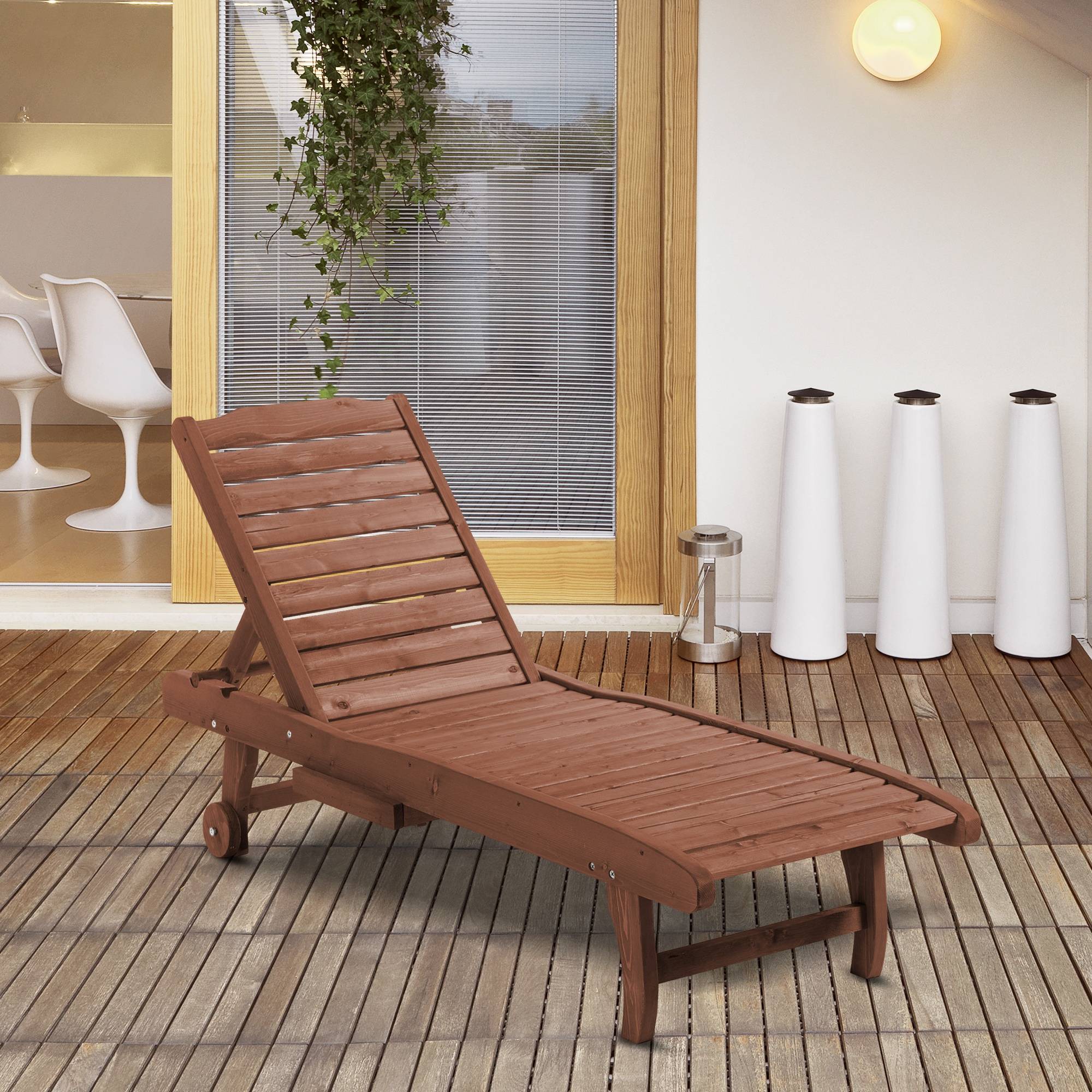 Bain de Soleil transat Style Colonial Dossier réglable 3 Positions ...