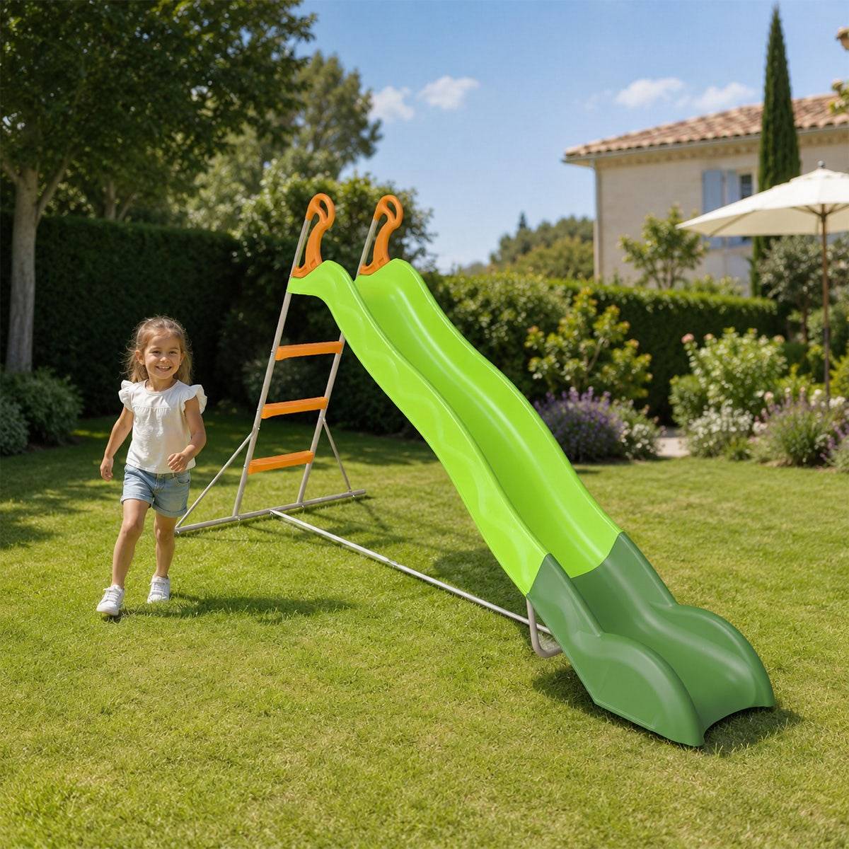 Toboggan LINOU TRIGANO 2,63 m. 3-12 ans - Jardiland