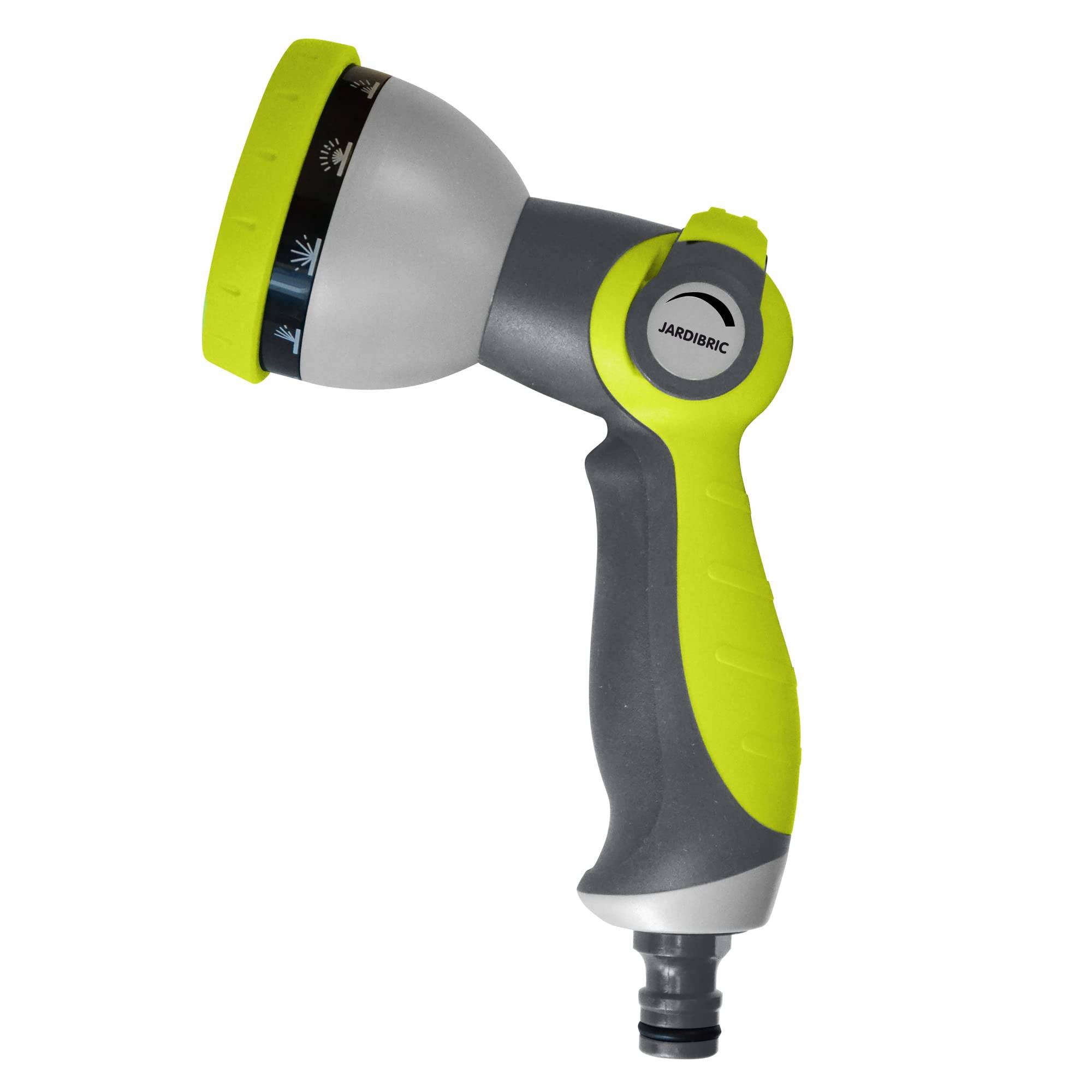 Jardibric - Pistolet d’Arrosage 10 Jets - Gâchette Ergonomique 3 en 1 ...