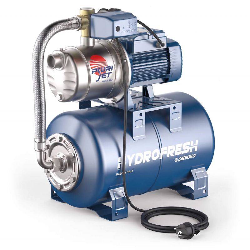 Surpresseur 60L Pedrollo HYDROFRESH PLURIJETm4100X60 - Pompe a eau 0,60 ...