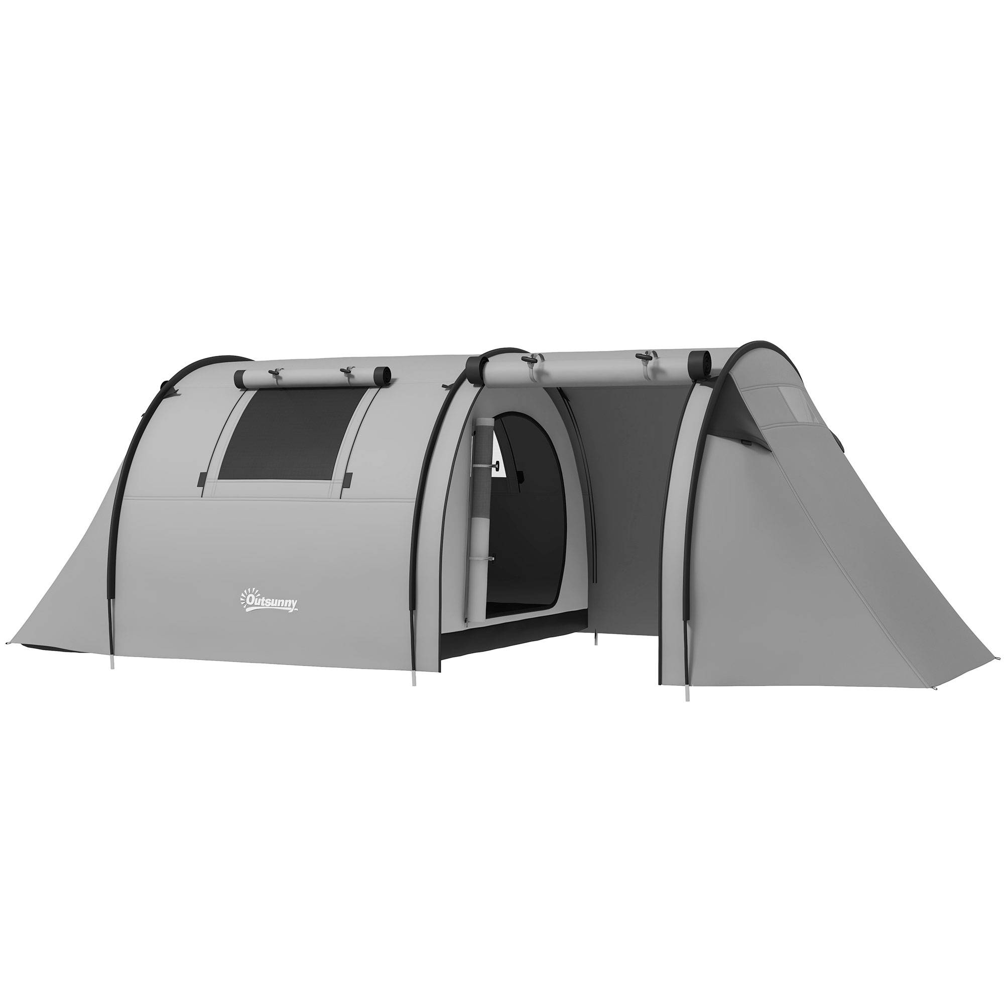 Tente de camping polyester gris 470 x 220 x 150 cm - PANGIVO - Jardiland