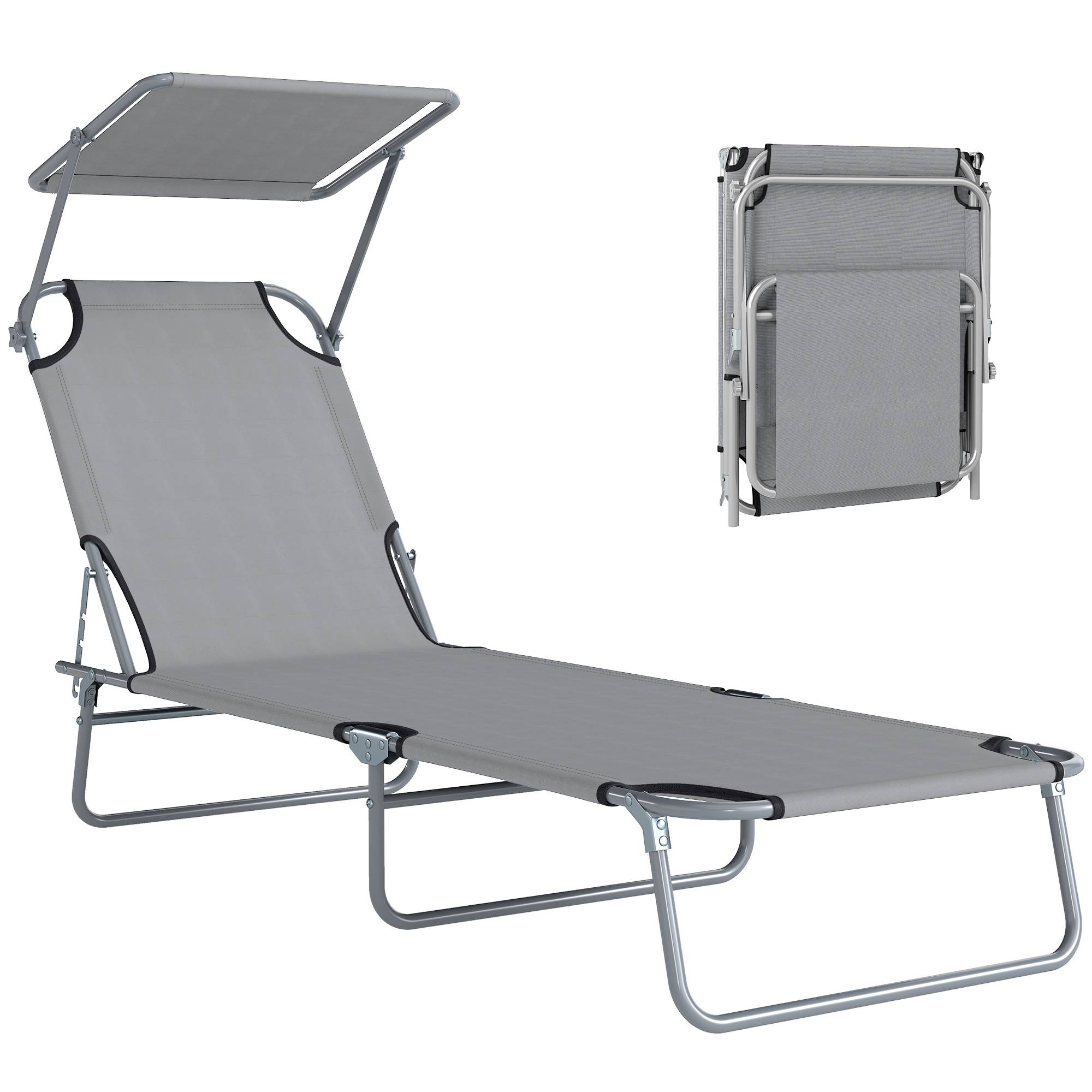 Transat bain de soleil pliable chaise longue pliante dossier inclinable ...