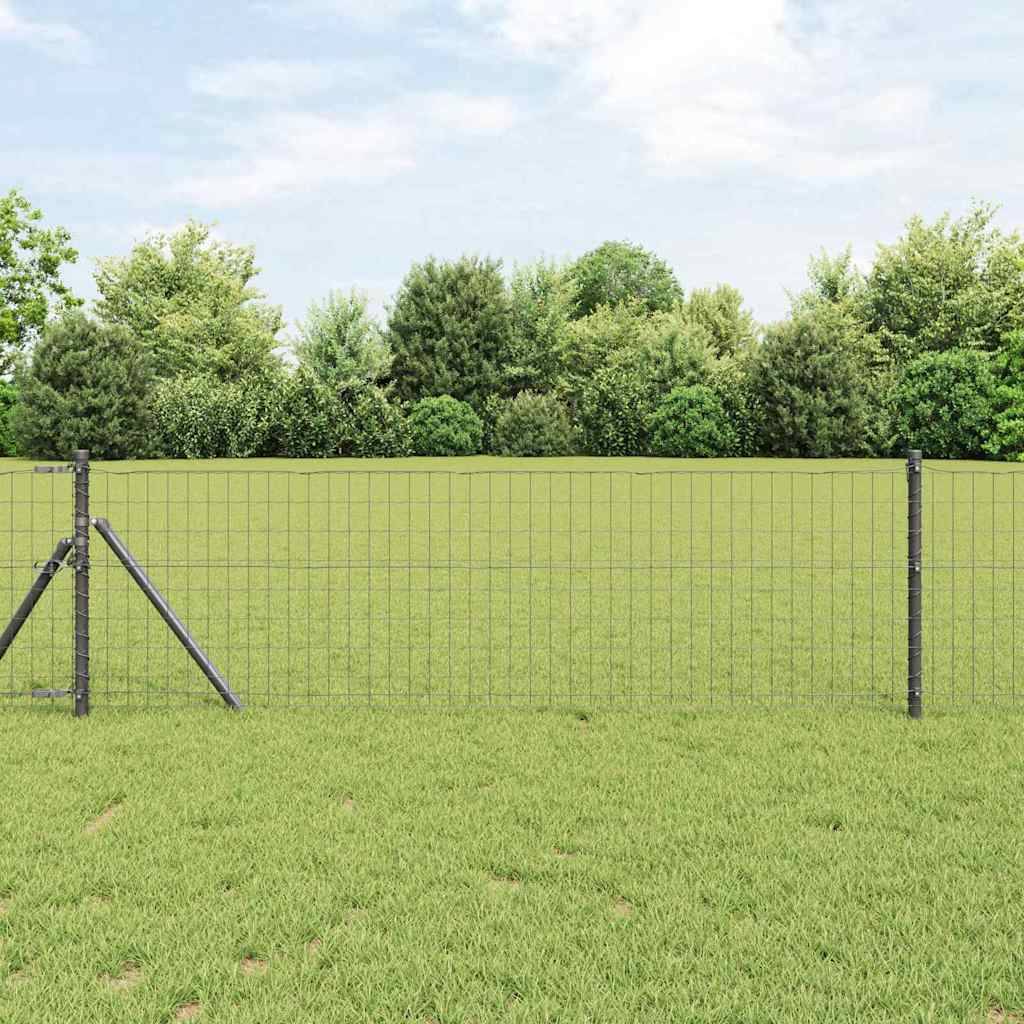Clôture Euro Fer revêtu de PVC Gris 0,6 x 50 m, Poids :19.63kg ...