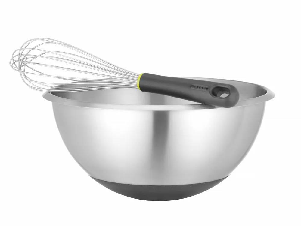 Bol à mélanger avec base en silicone, 6L, 330x(H)155mm - Hendi - Jardiland