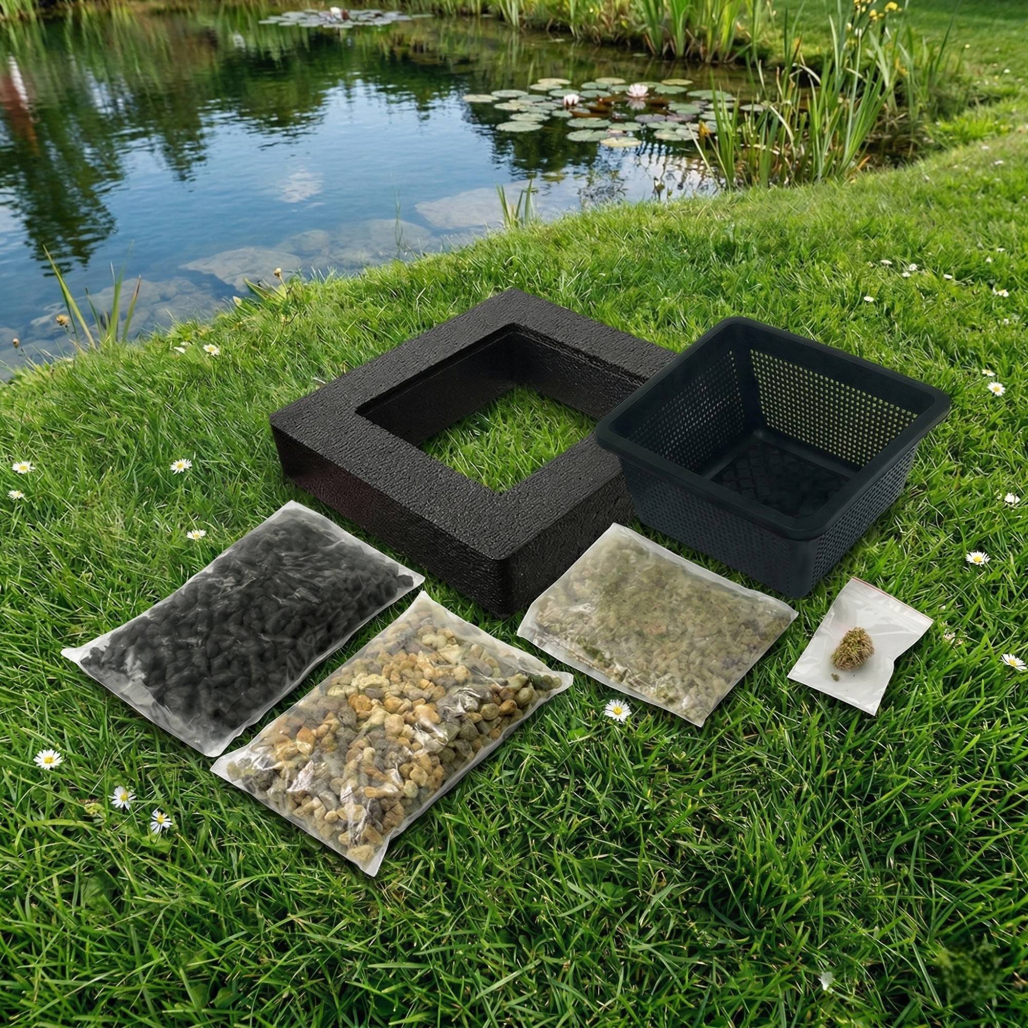 Anneau Flottant Bassin 25 cm - Aqua Set 3 pièces - Île Complète - Jardiland
