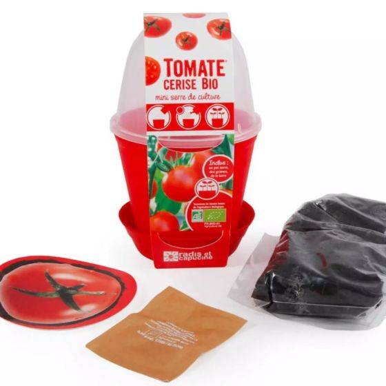 Radis et Capucine - Pot en cloche - Tomate cerise - Jardiland