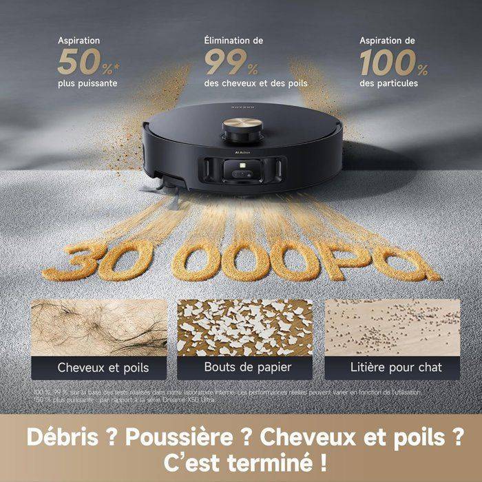 Robot aspirateur et laveur Aqua 10 Ultra Roller Complete, aspiration 30 ...