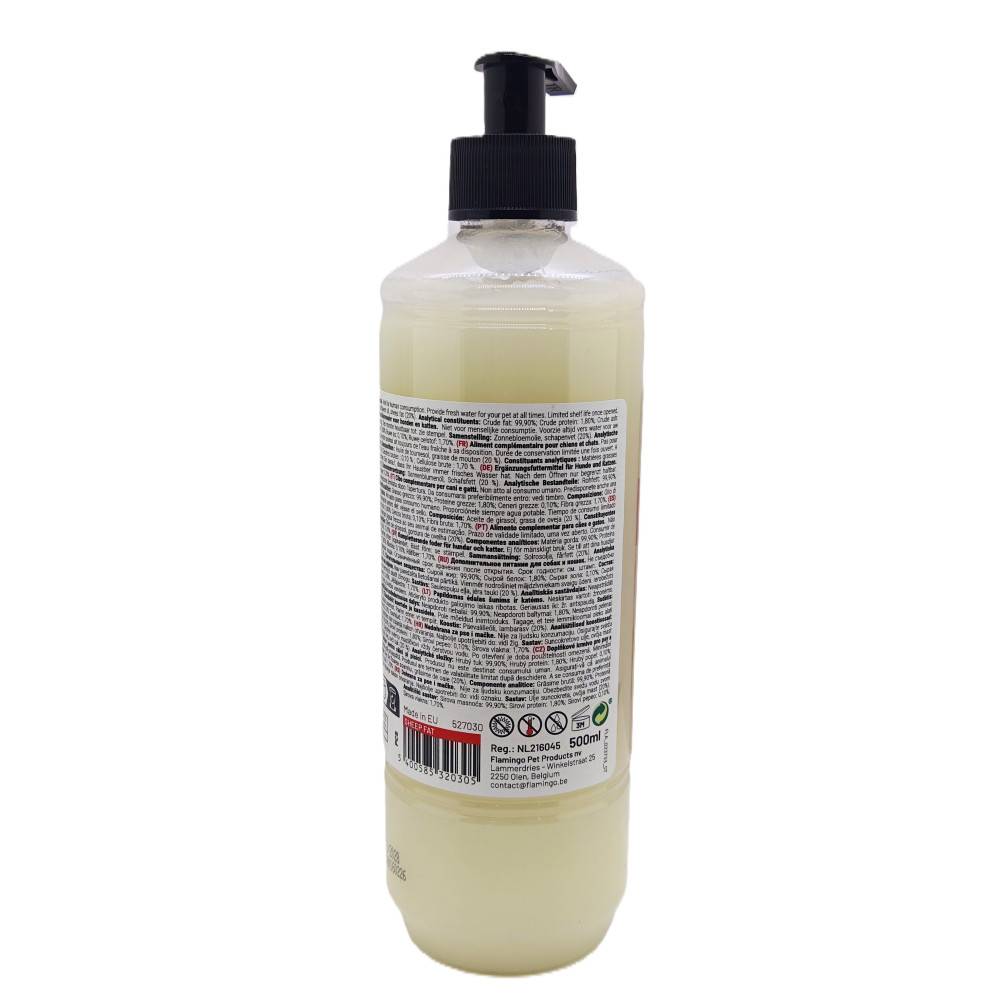 Graisse de Mouton Liquide 500 ml Complément Alimentaire pour Chien et ...